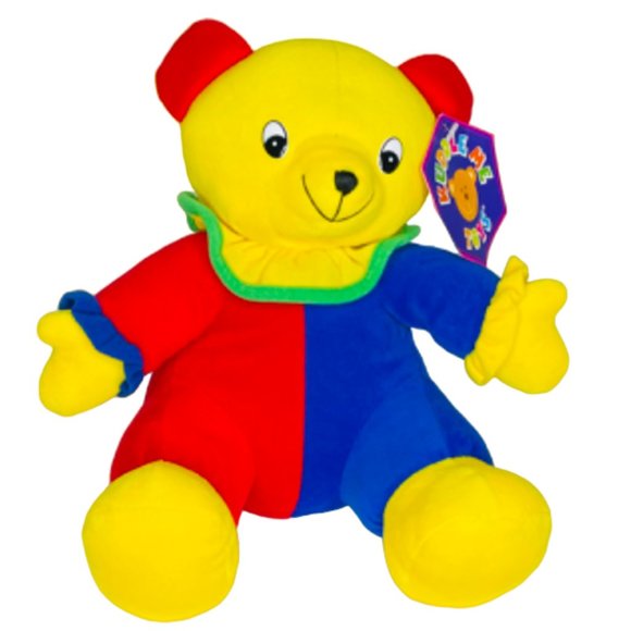 Kellytoy | Toys | Kellytoy Teddy Bear Clown W Tag Red Blue Yellow ...